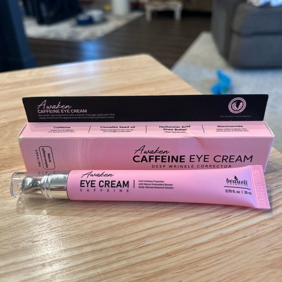Awaken | Skincare | Awaken Caffeine Eye Cream Pink | Poshmark